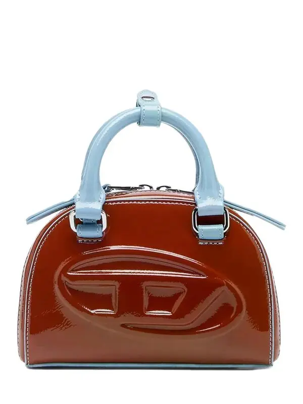 DIESEL® 1dr Dome Embossed Crossbody Bag - Brown