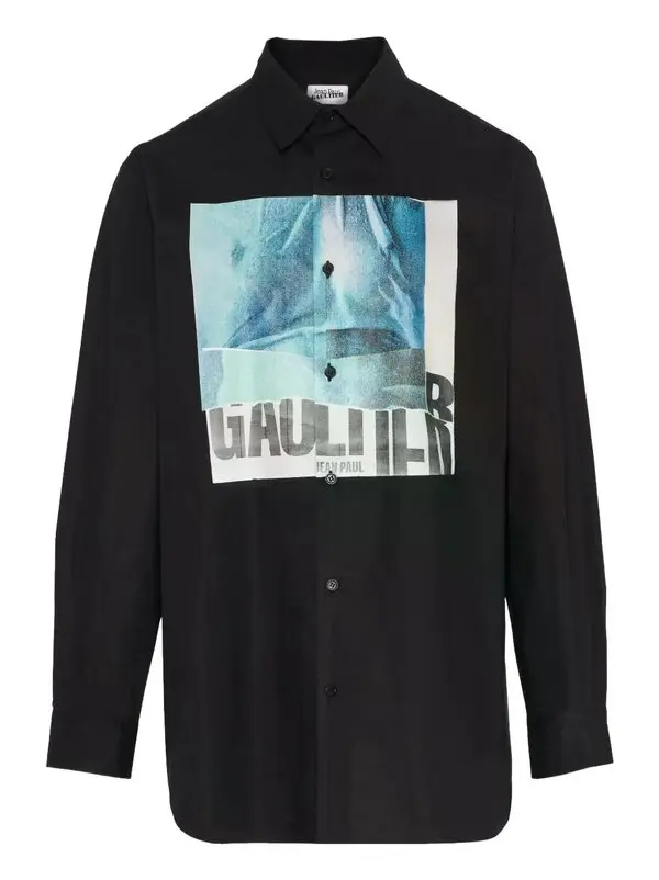 JEAN PAUL GAULTIER Graphic-print Shirt - Black