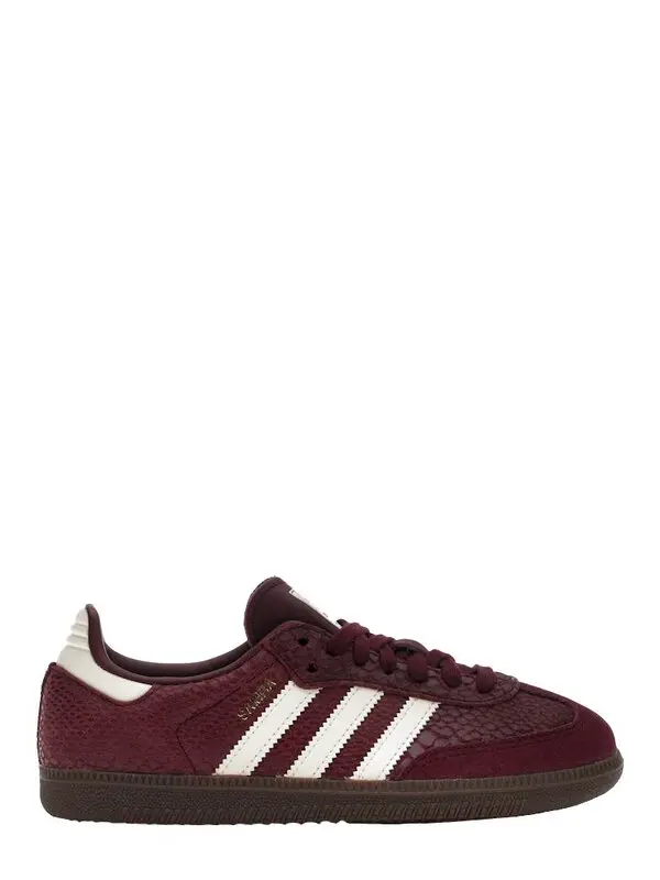 Adidas Samba Og Sneakers - Maroon/cream White/gold Metallic