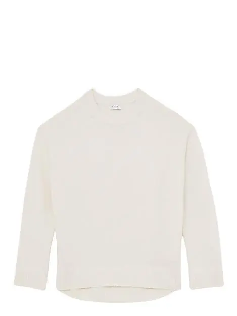 REISS Wool And Cashmere-blend Jumper - Cream