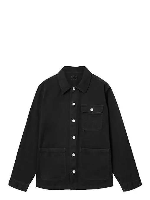 ALLSAINTS Nevis Relaxed-fit Cotton Shirt - Burnished Blac