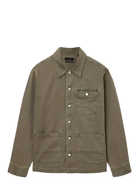 ALLSAINTS Nevis Relaxed-fit Cotton Shirt - Pastoral Green