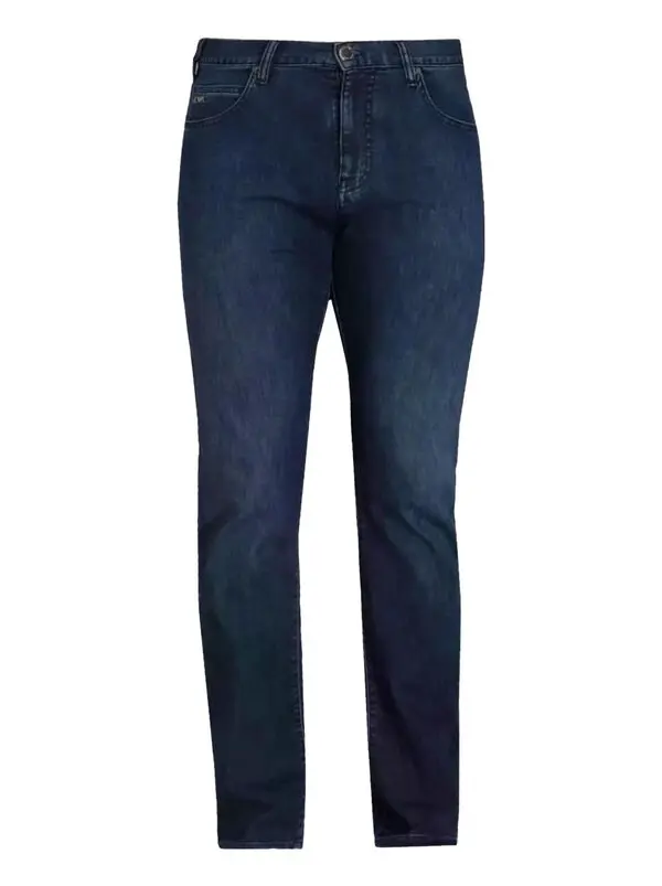 Emporio Armani J45 Cotton Jeans - Blue