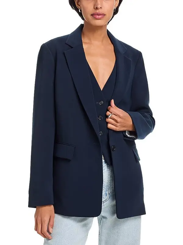 Rag & Bone Jennifer Combo Crepe Blazer & Vest Set - Salute