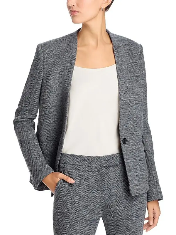BOSS Jemma2 Blazer - Pumice Herringbone