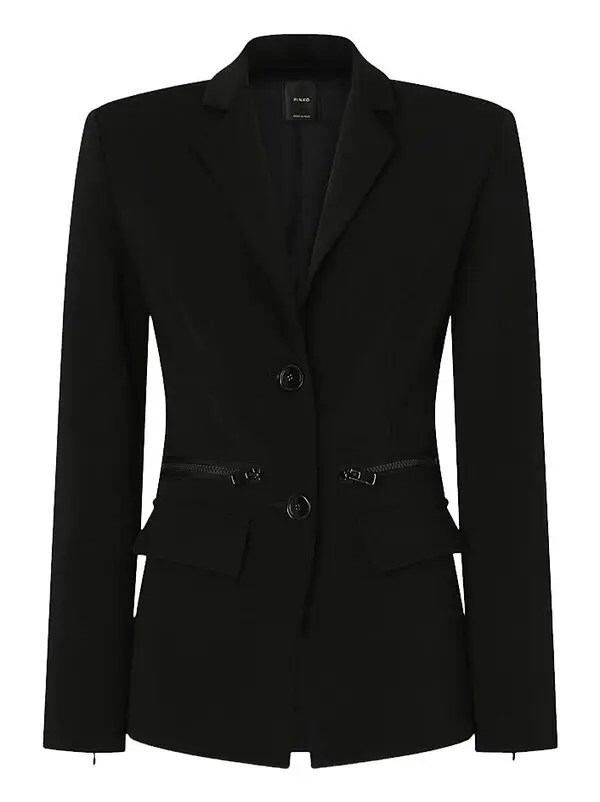 Pinko Faustina Jacket - Limo Black