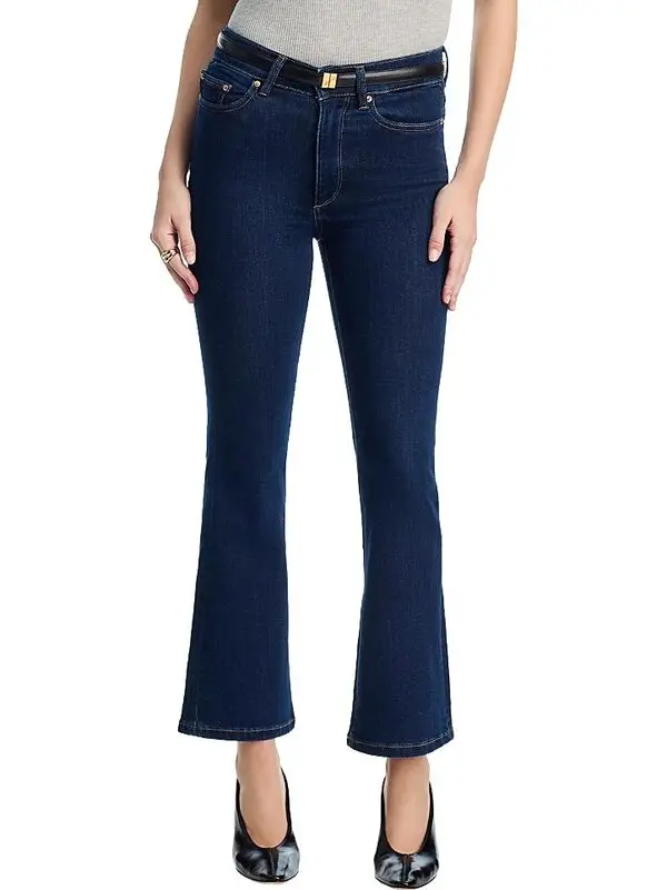 DL1961 Bridget Boot High Rise Instasculpt Crop Jeans - Lunar Sky