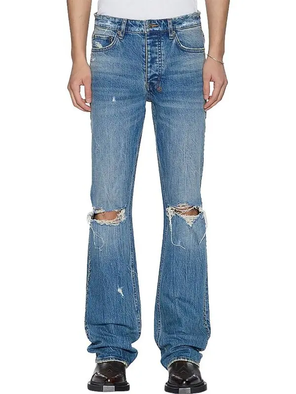 Ksubi Bronko Texas Blue Studded Jeans - Denim