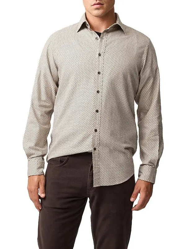 Rodd & Gunn Roys Hill Sports Fit Button Down Shirt - Tussock