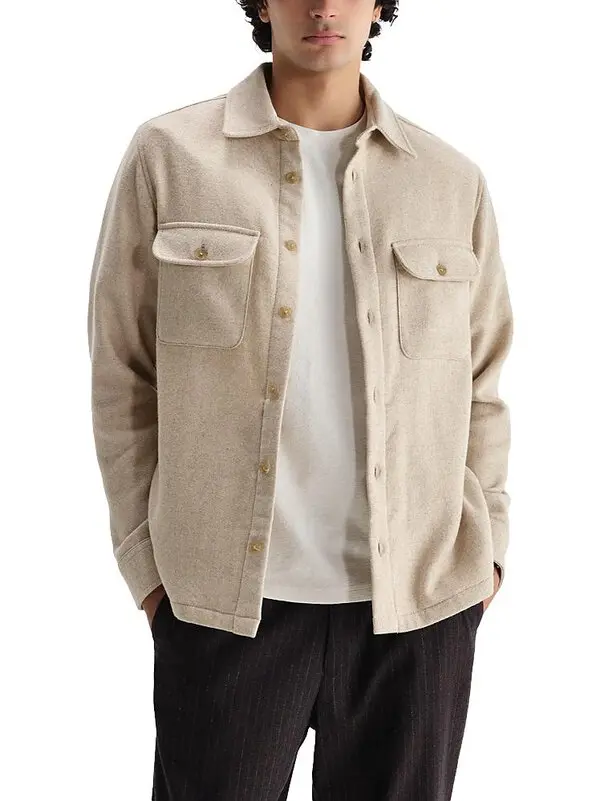 WAX LONDON Lomond Overshirt - Natural