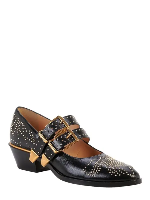 Chloé Susan Embellished Pumps - Black