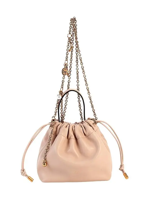 Chloé Icons Mini Leather Bag - Cement Pink