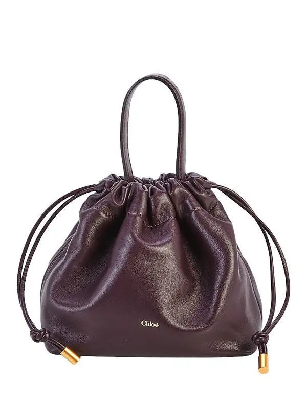 Chloé Icons Mini Leather Bag - Perfect Plum