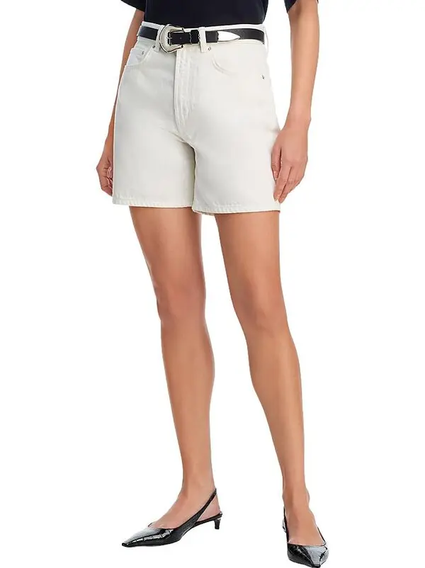 ANINE BING Kat Denim Shorts - Ecru