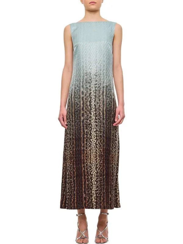 Fendi Ombre Midi Dress - Multicolor