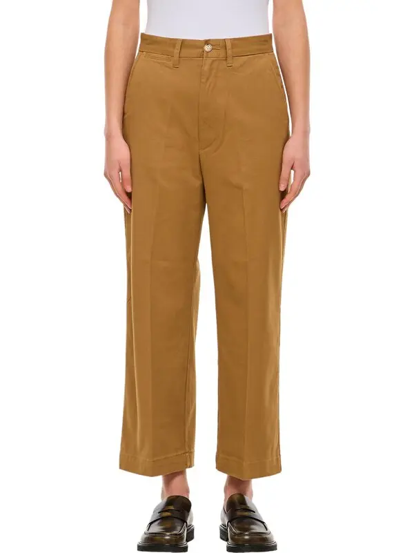 Polo Ralph Lauren Wide-leg Chino Trousers - Brown