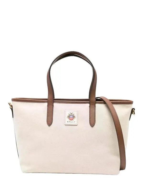 Bally Canvas Tote Bag - Neutrals