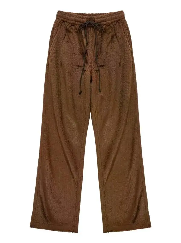 SONG FOR THE MUTE Drawstring Trousers - Brown