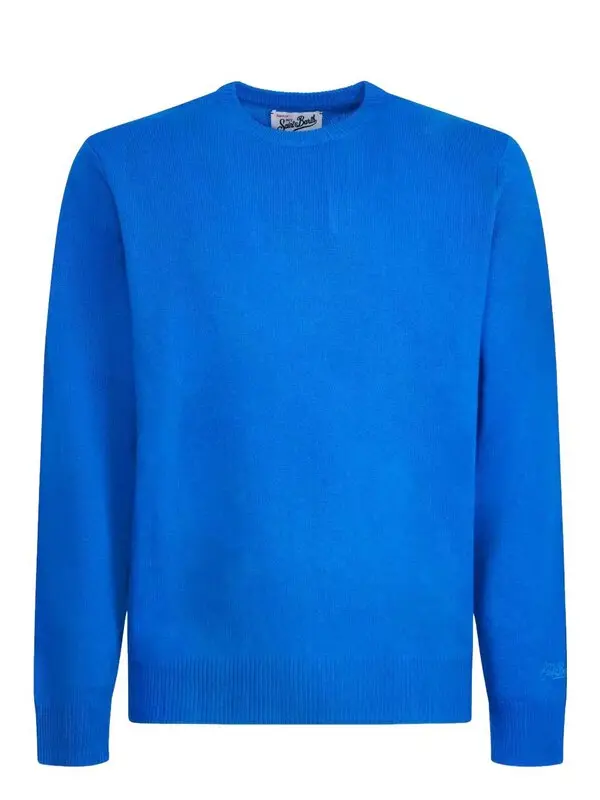 MC2 SAINT BARTH Embroidered Sweater - Blue