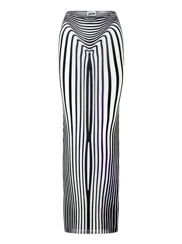 Jean Paul Gaultier Striped Skirt - Neutrals