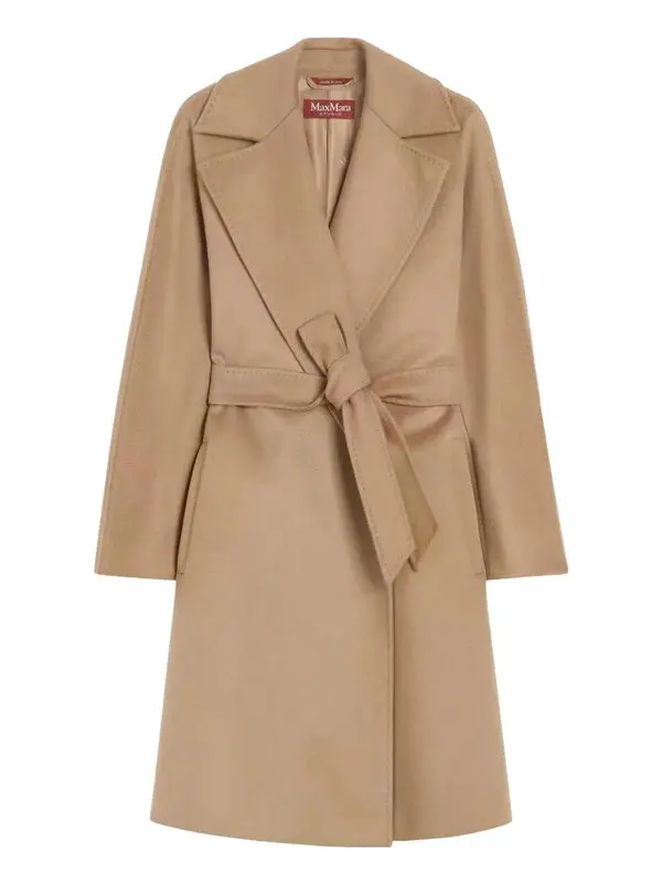 Max Mara Belt-fastening Coat - Neutrals