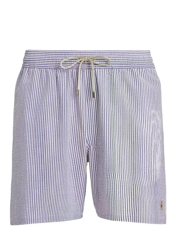 Polo Ralph Lauren Striped Swim Shorts - Purple