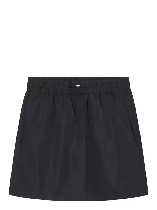 A.p.c. Mini Skirt With Elasticated Waistband - Black