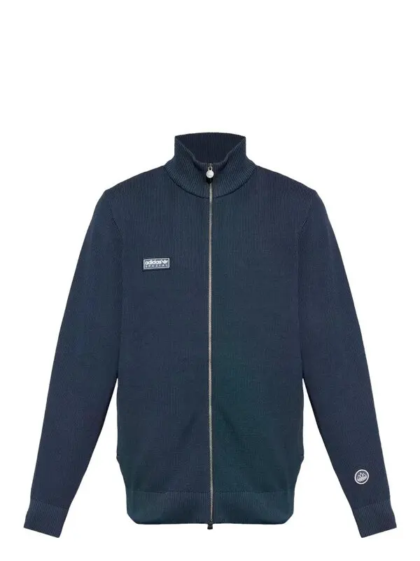 Adidas Lawton Spzl Zip-front Cardigan - Blue