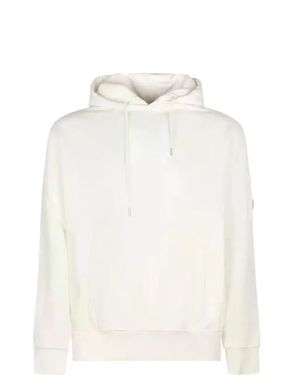 C.P. COMPANY Lens-detail Hoodie - White