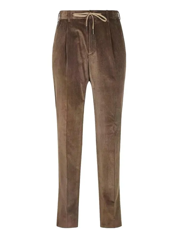Tagliatore Corduroy Trousers - Brown