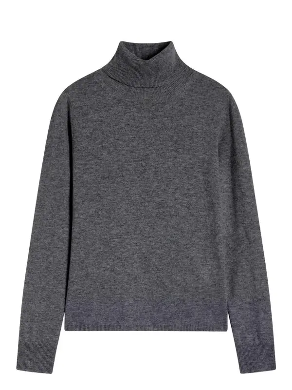 Max Mara Roll-neck Long-sleeve Jumper - Grey