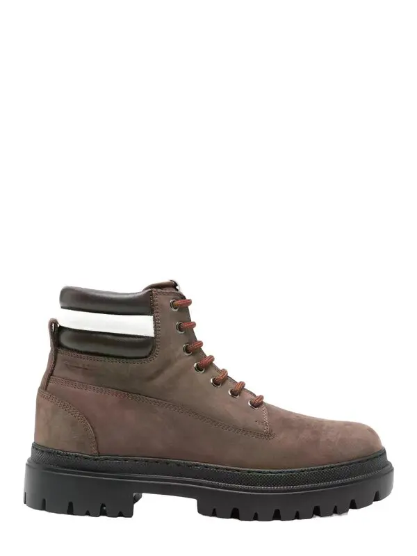 Bally Hallen Lace-up Boots - Brown