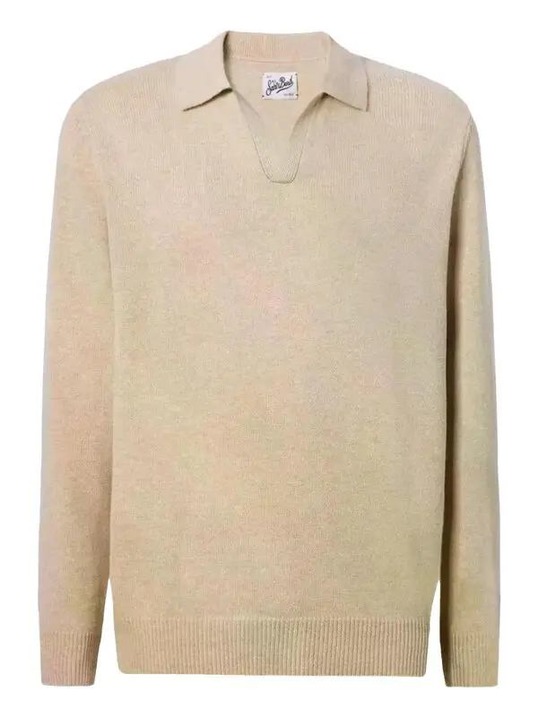 MC2 SAINT BARTH Polo-collar Sweater - Neutrals