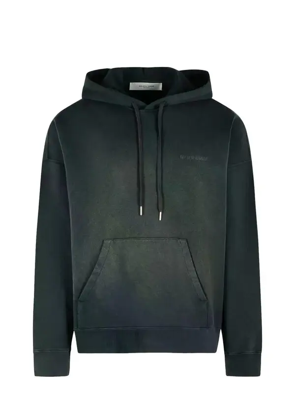 GOLDEN GOOSE Logo-detail Hoodie - Black