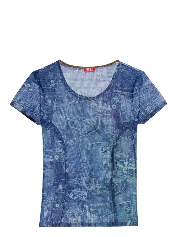 DIESEL® Printed T-shirt - Blue
