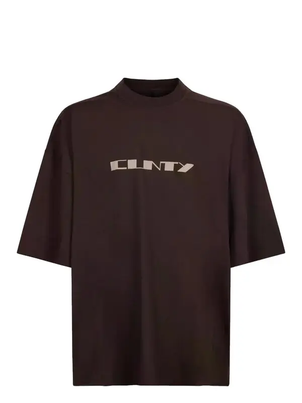 Rick Owens Tommy Graphic-print T-shirt - Brown