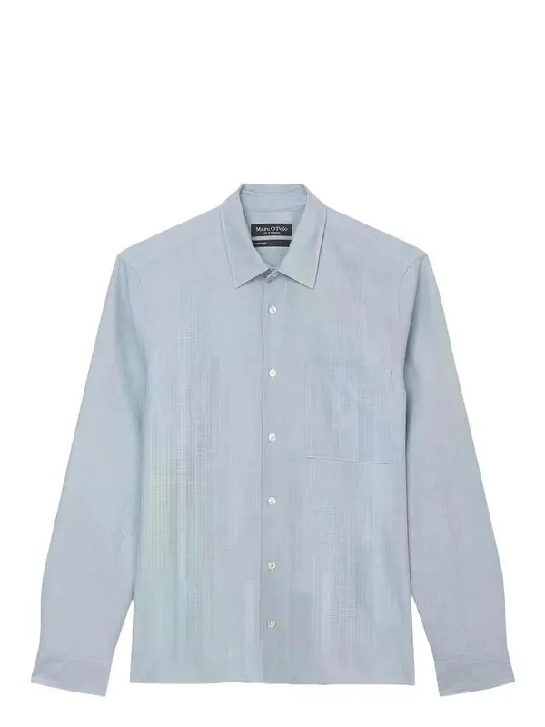 Marc O'polo Textured Button-up Shirt - Blue