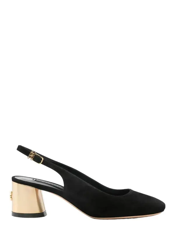 Casadei 60mm Round-toe Pumps - Black
