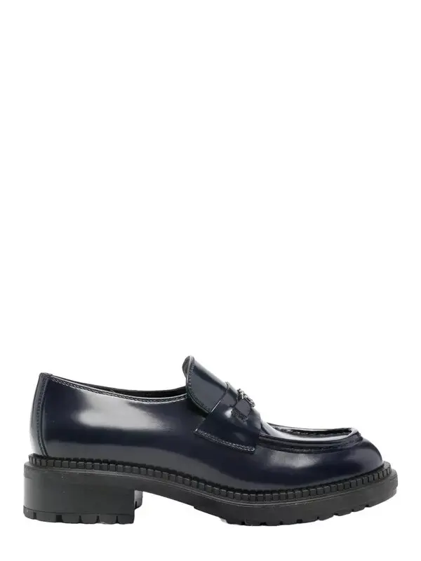 Casadei 40mm Round-toe Loafers - Blue