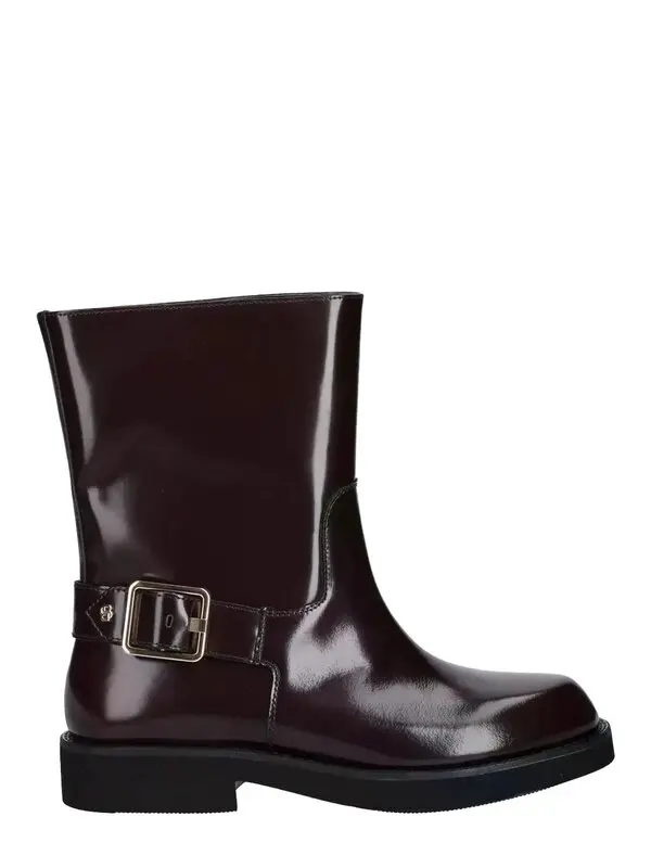 BOSS Buckle-strap Boots - Brown