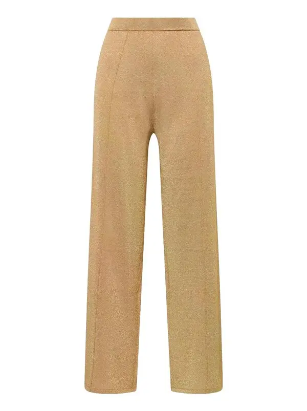 Malìparmi Seam Detail Trousers - Gold
