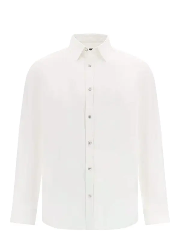 Boggi Milano Point-collar Poplin Shirt - White