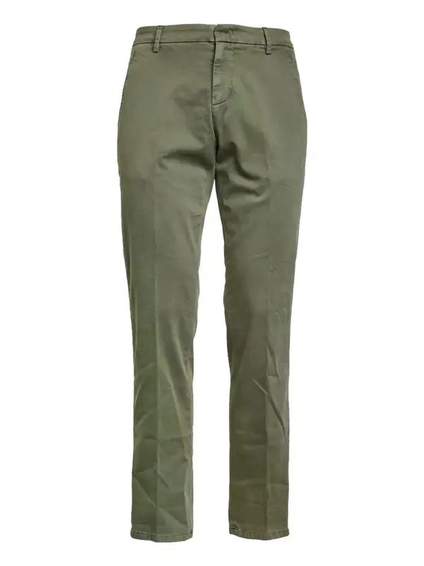 DONDUP Gaubert Flat-front Chinos - Green