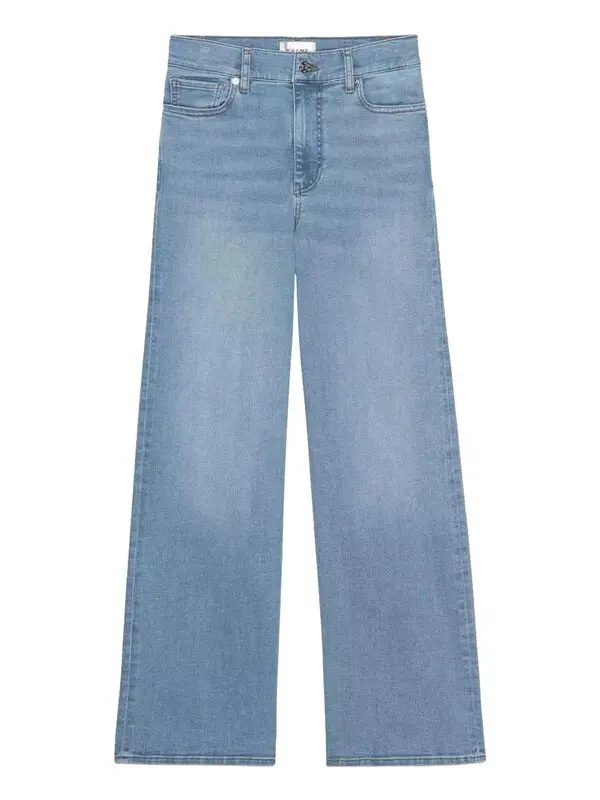 FRAME Wide-leg Denim Jeans - Blue