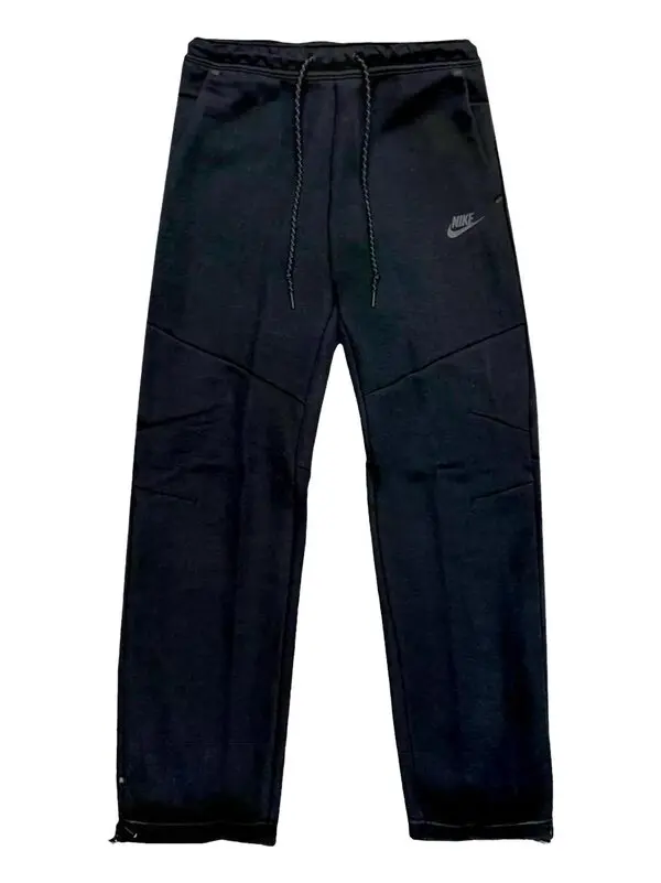 Nike Open-hem Fleece Track Pants - Black
