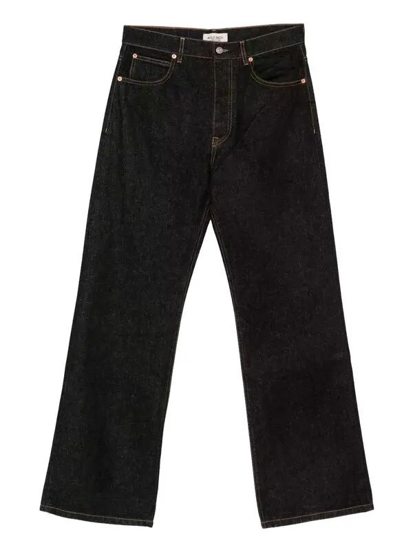 ROLD SKOV Bootcut Trousers - Black