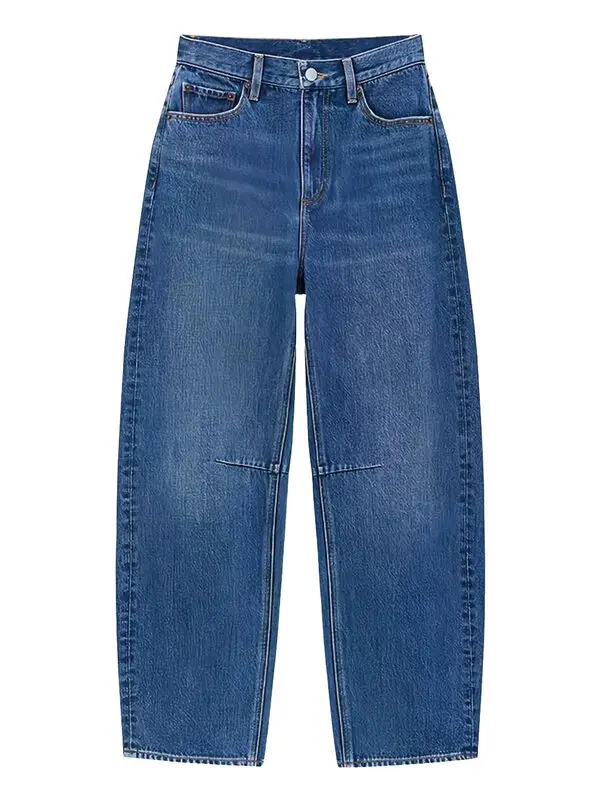 HEY JOANIE Pleated Jeans - Blue