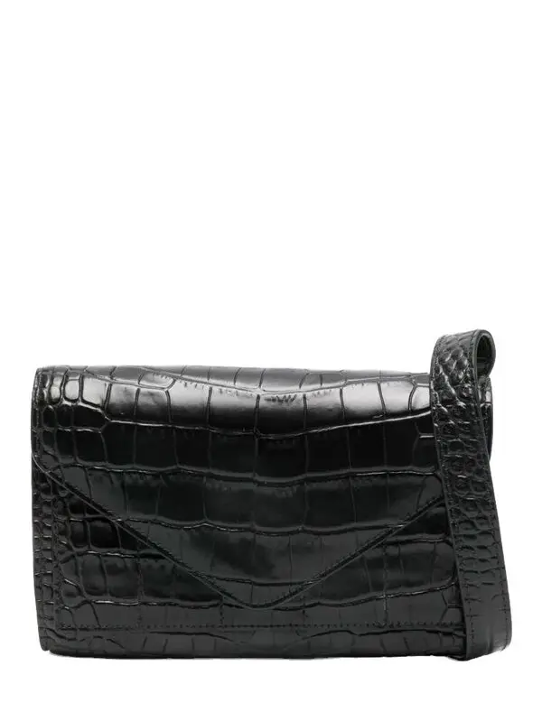 MICOLI Intasca Crossbody Bag - Black