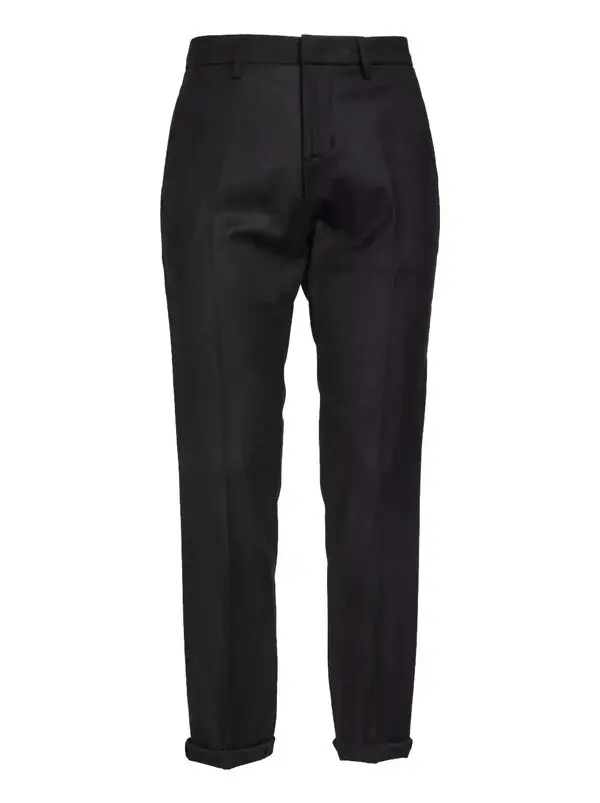 DONDUP Gaubert Cuffed Tailored Trousers - Black