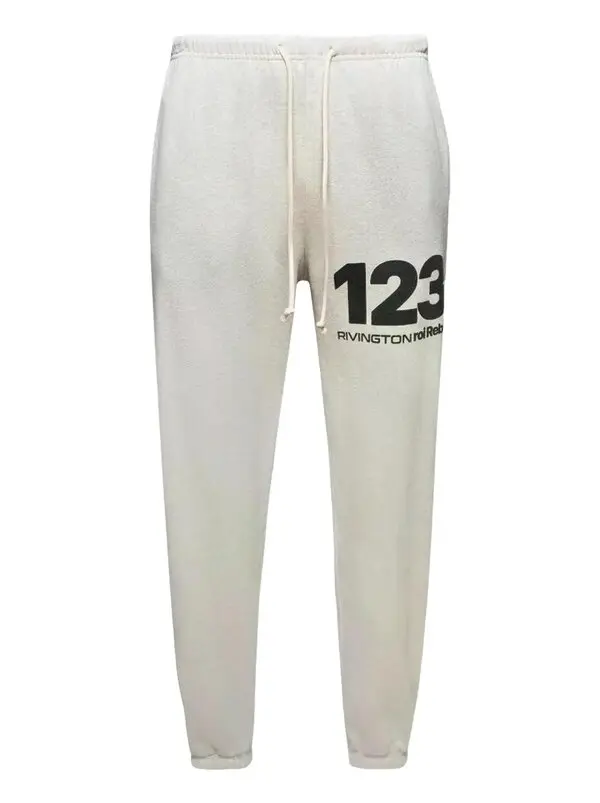 RRR123 Graphic-print Track Pants - Neutrals